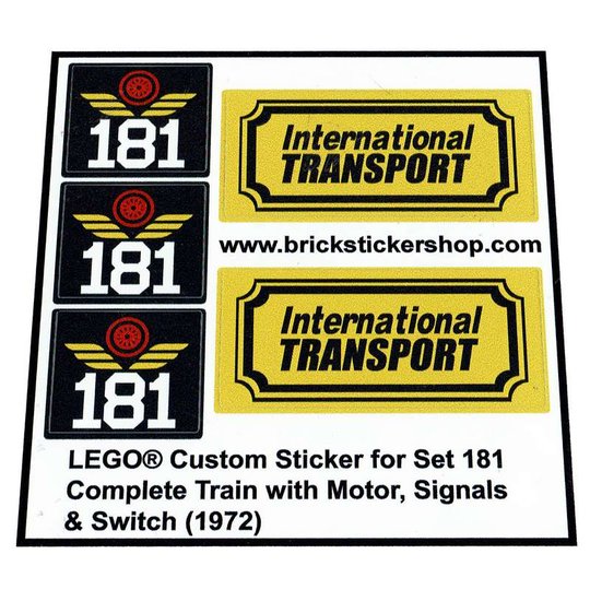 LEGO Sticker - High Quality Replacement - Brickstickershop - BrickStickerShop